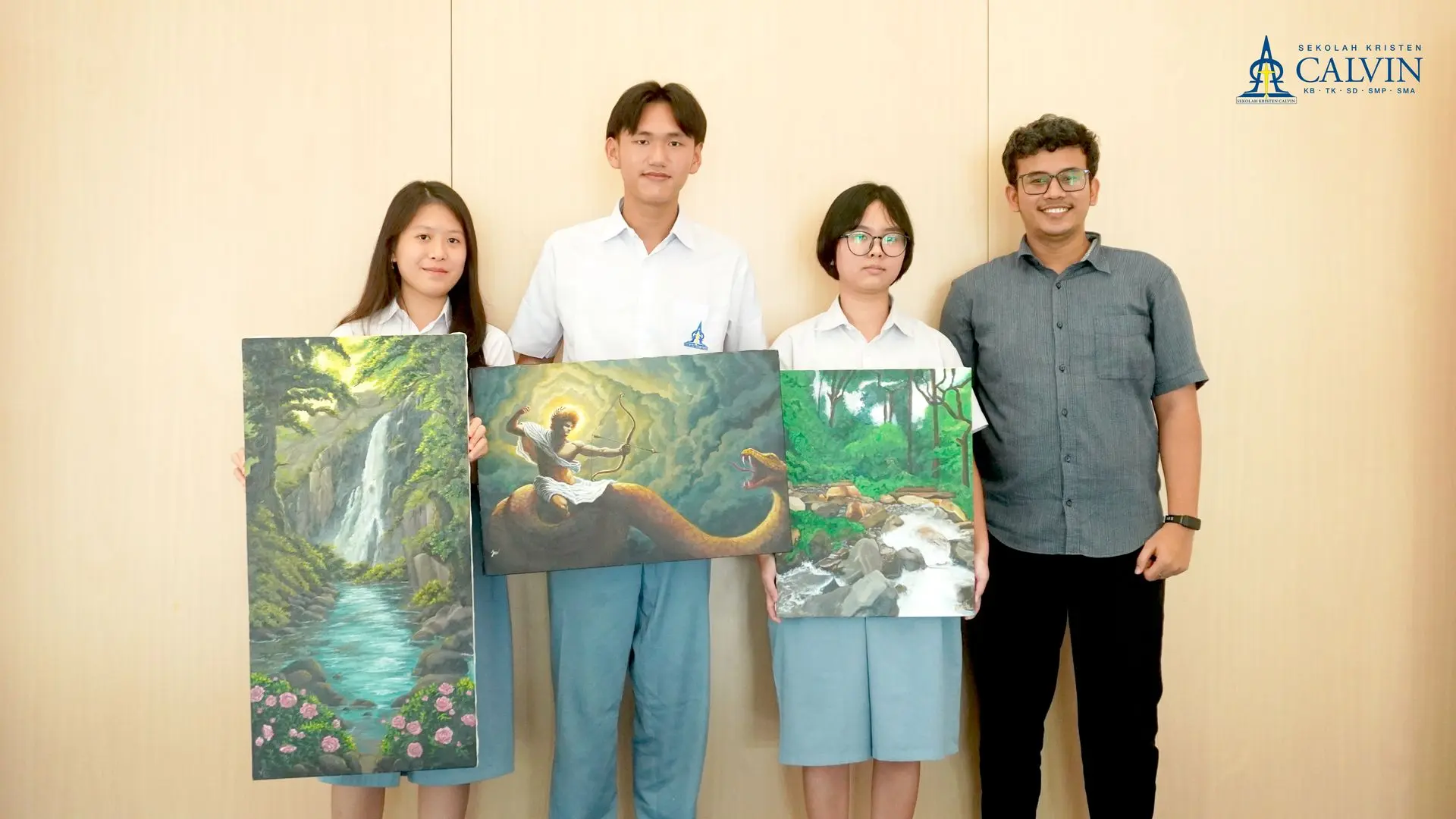 Alicia, Jason & Natalie’s Paintings Head to San Francisco! | Sekolah Kristen Calvin